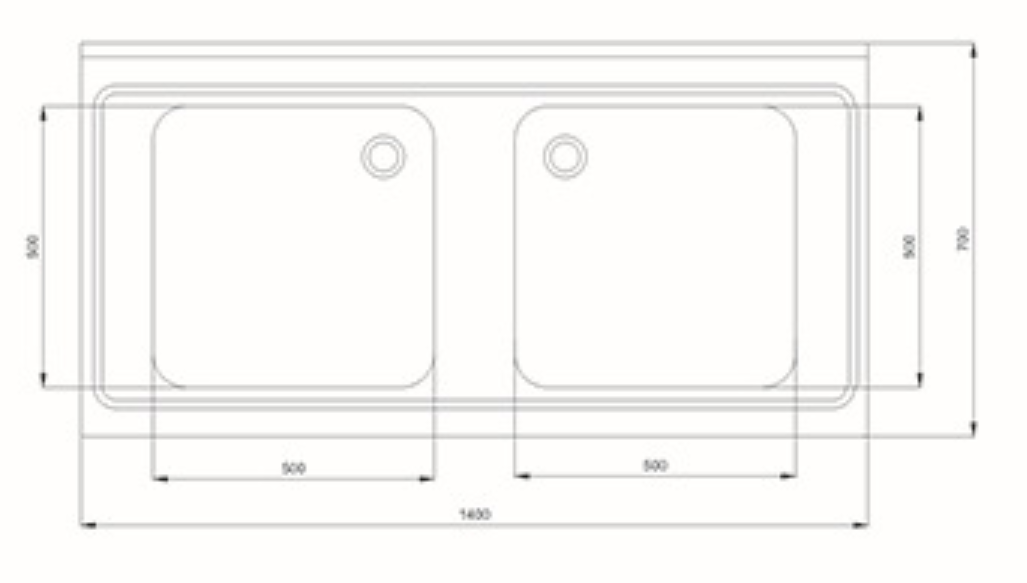 Stainless Steel Double Bowl Kitchen Sink | Sink Bolw- SHIONP